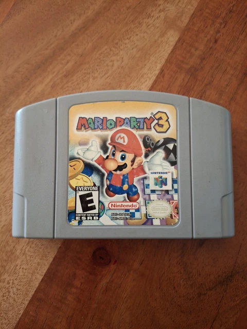 MARIO PARTY 3 N64 (Nintendo 64, 2001) Authentic Cartridge Only $79.99 ...