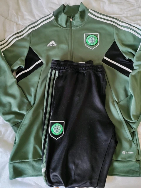 CELTIC FOOTBALL CLUB Full Tracksuit Mens Extra Large Jacket & Trousers ...