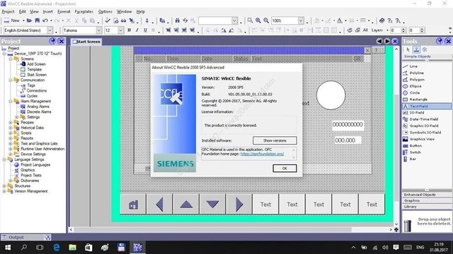 SIMATIC WINCC FLEXIBLE 2008 SP5 Latest (Siemens HMI Software) EUR 186 ...