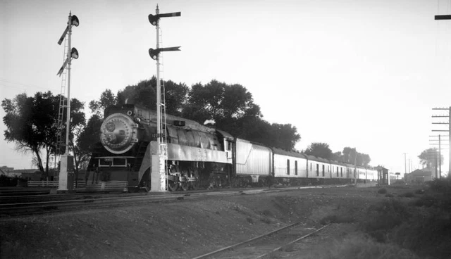 SP SOUTHERN PACIFIC Railroad Train, Engine No 4432, Type 4-8-4 Old ...