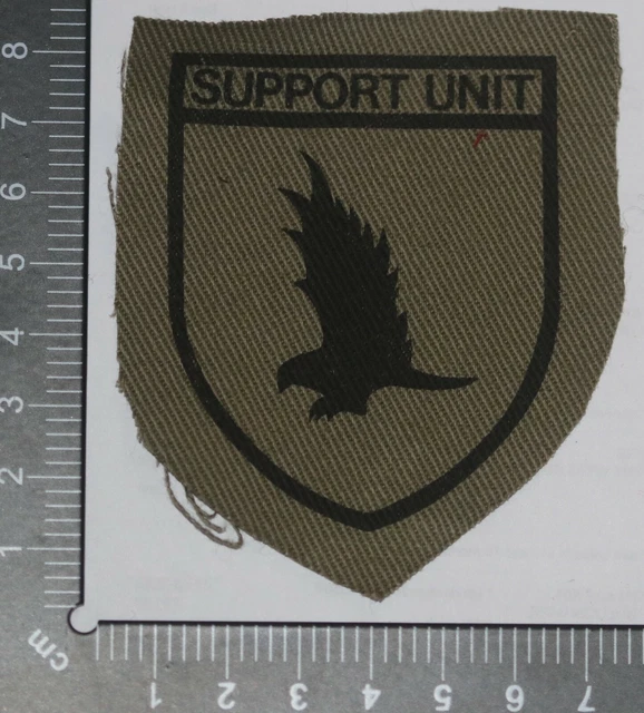 RHODESIAN ARMY RHODESIA Bsap Police Support Unit Printed Cloth Patch ...