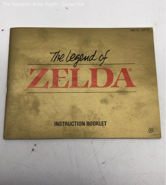 THE LEGEND OF Zelda (Nintendo NES) Instruction Booklet Manual ONLY NES ...
