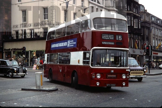 35MM SLIDE EDINBURGH Leyland Atlantean Alexander 296 WFS296K 1977 ...