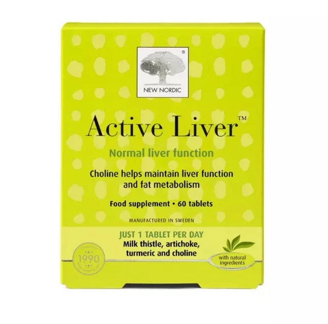 NEW NORDIC ACTIVE Liver For Normal Liver Function 60 Tablets £22.99 ...