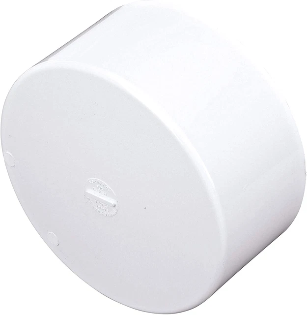 PVC DRAIN CAP Sewer Drainage Pipes Piping Underground Fitting Connector ...