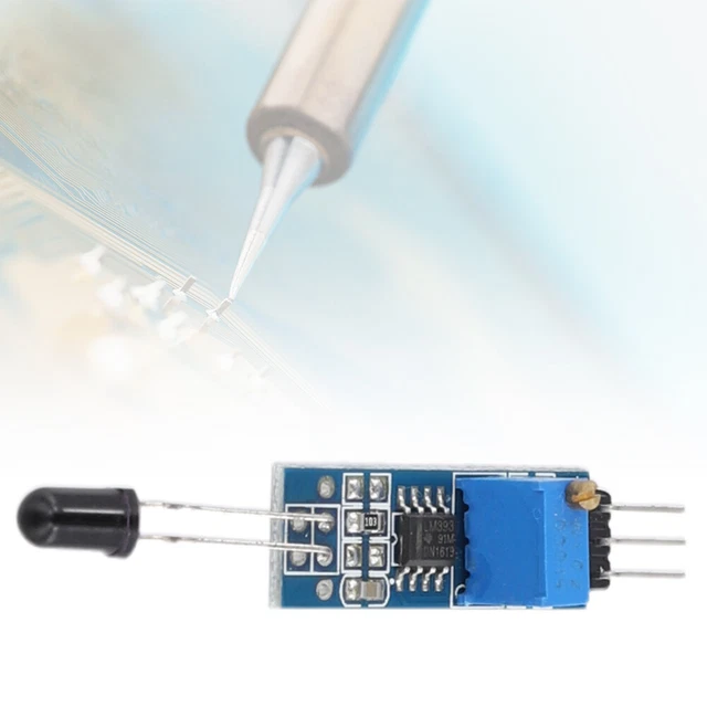 INFRARED FLAME DETECTION Sensor Module 3 Wire IR Flame Sensor Module ...