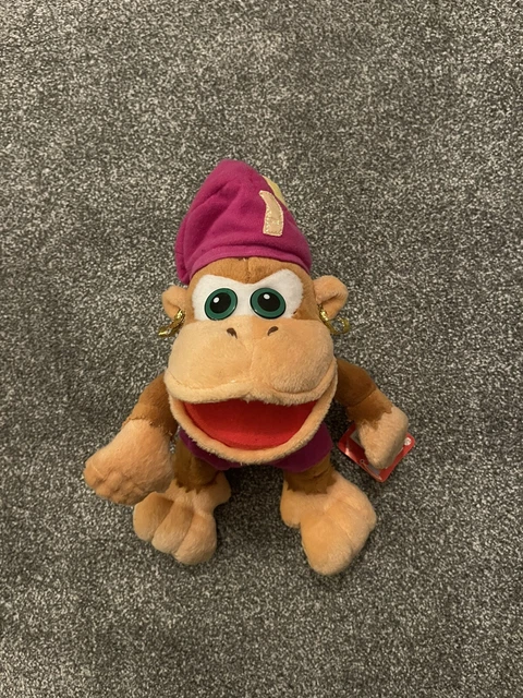 SUPER MARIO BROS Dixie Kong Plush Soft Toy Nintendo Play By Play RARE £ ...