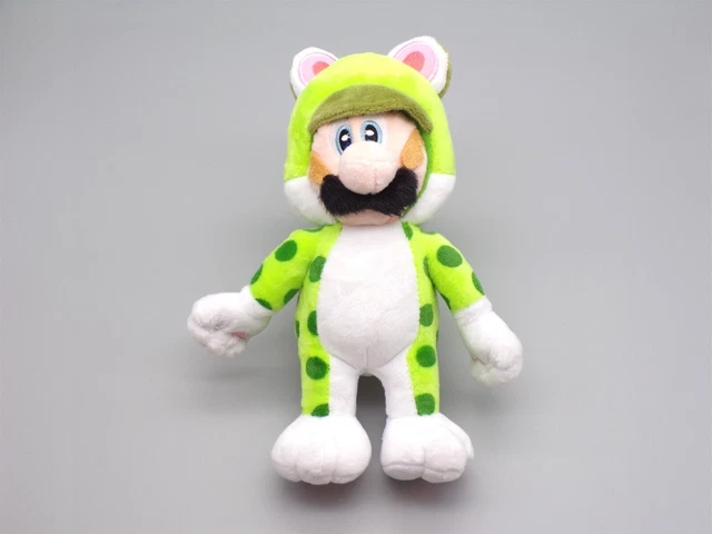 SUPER MARIO BROS. - Cat Luigi plush soft toy (3D World / Nintendo) £12. ...