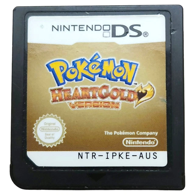 POKÉMON HEARTGOLD VERSION Nintendo DS AUS PAL Game Cartridge Only VGC ...