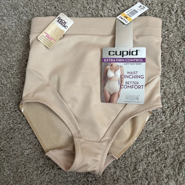 CUPID EXTRA FIRM Control Hi-Waist Tummy Tuck Brief in Beige -Size ...