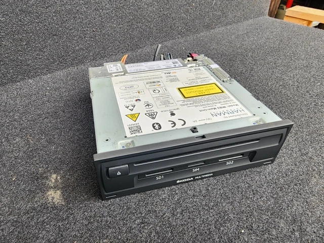 #22 RADIO MULTIMEDIA Steuergerät MIB II Columbus Skoda Superb Octavia ...