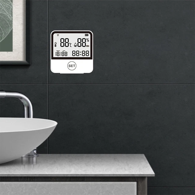 MONITEUR DE TEMP RATURE et d'humidit commande vocale emplacement flexible EUR 26,58 - PicClick FR