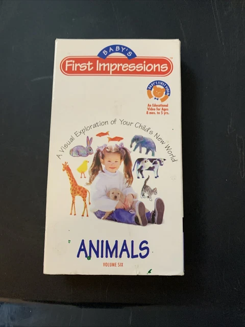 BABYS FIRST IMPRESSIONS: Animals (VHS, 1999) $5.00 - PicClick