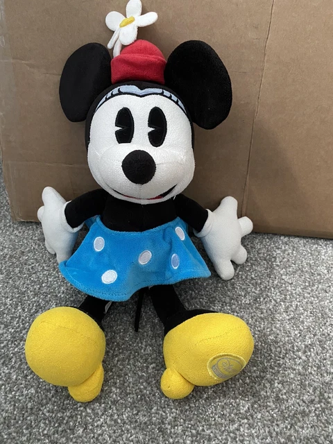 DISNEY STORE EXCLUSIVE Disney Vintage Style Minnie Mouse Plush 14" Rare ...