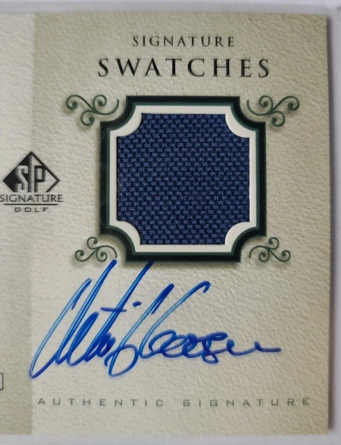 2004 RETIEF GOOSEN SP Signature SWATCHES/AUTO 01/25 $49.98 - PicClick CA