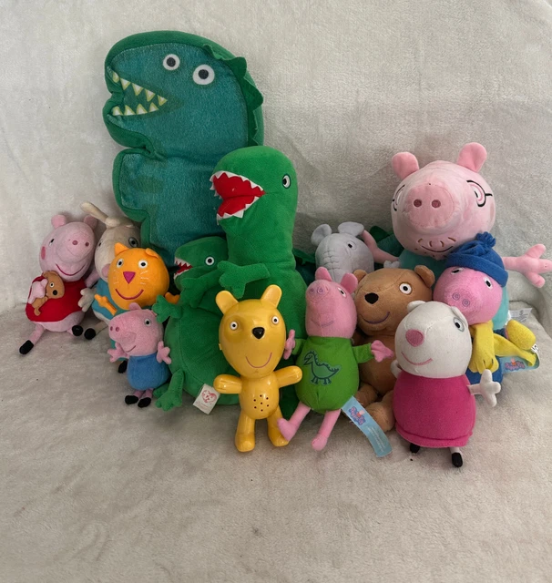 GIANT PEPPA PIG soft toy plush bundle £24.99 - PicClick UK