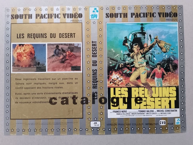 JAQUETTE VHS - Les Requins Du Desert - Vhs Sleeve - Franco Nero - Tonino Valerii EUR 5,00 ...