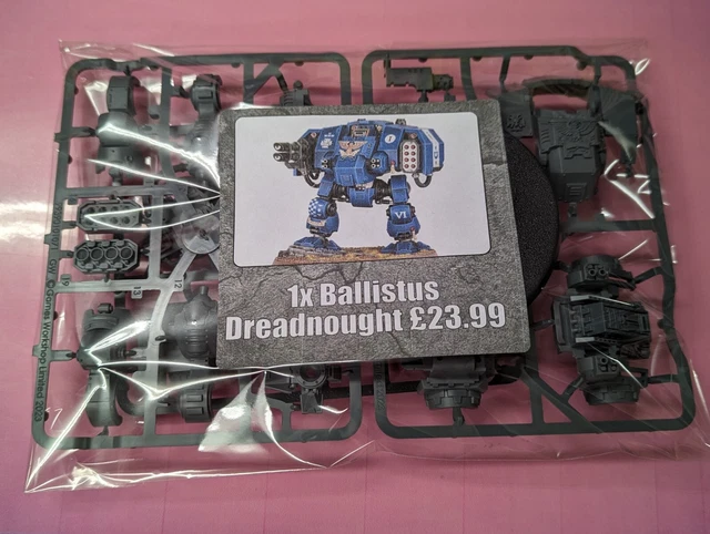 WARHAMMER 40K SPACE Marine Ballistus Dreadnought new on sprue £23.99 ...