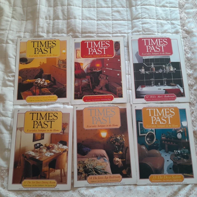 6 TIMES PAST Magazines Art Deco 1930s Men's Bathroom interior design ...