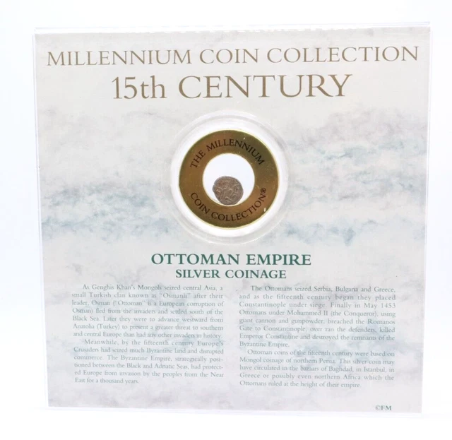 MILLENNIUM COIN COLLECTION 15th Century Ottoman Empire Silver Coinage ...