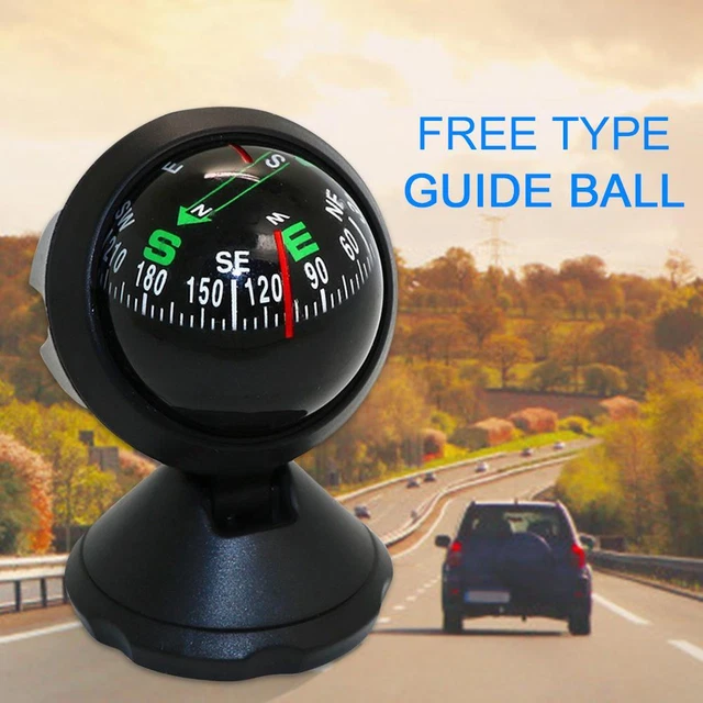FR POCKET COMPASS Mini Ball Dash Dashboard Car Mount Navigation Camp ...