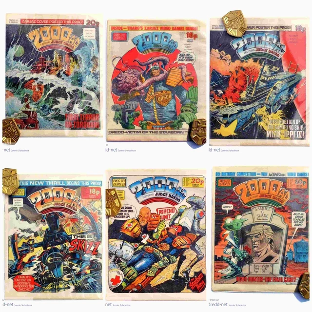 2000AD PROG 308-313 All 6 + Comic and Alan Moore Skizz 19 3 1983 (m ...