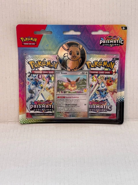 POKÉMON TCG SCARLET & Violet Prismatic Evolutions: 2-Booster Blister ...
