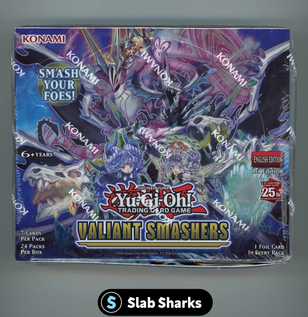YU-GI-OH VALIANT SMASHERS English 1St Edition Sealed Booster Box - B ...