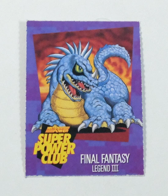 NINTENDO POWER SUPER Power Club Magazine Card #73 Final Fantasy Legend ...