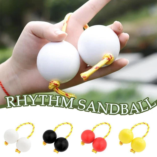 SAND EGGS ASALATO African Shaker Rhythm Fingertip Ball UK Instrument ...