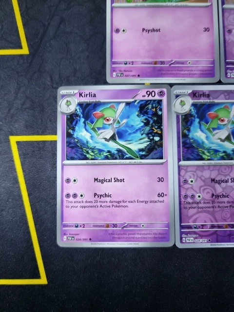 POKEMON CARD PALDEAN Fates Gardevoir Ex Evolution Line Ralts Kirlia ...