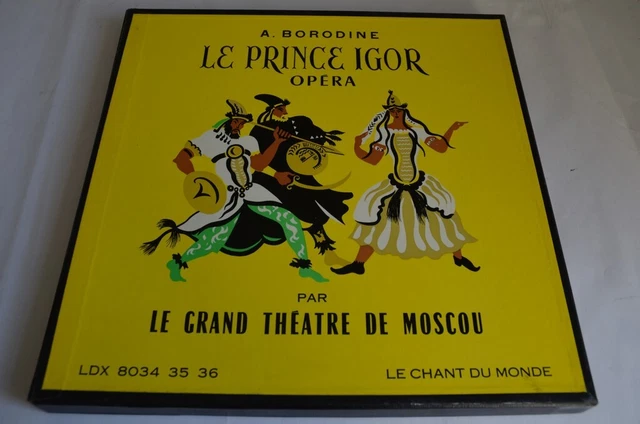 VINYLE 33T COFFRET Classique A. Borodine* ‎– Le Prince Igor (50443) EUR ...