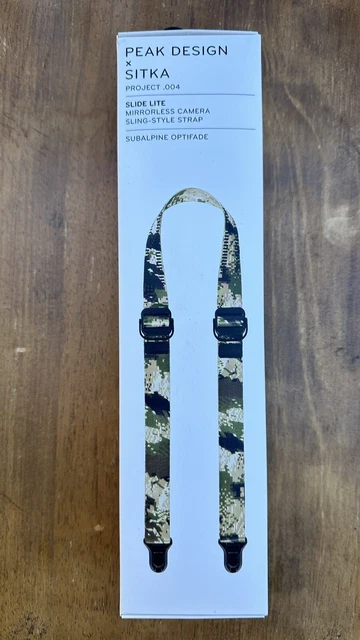PEAK DESIGN X SITKA Camo Slide Lite Camera Strap LIMITED SOLD OUT ...
