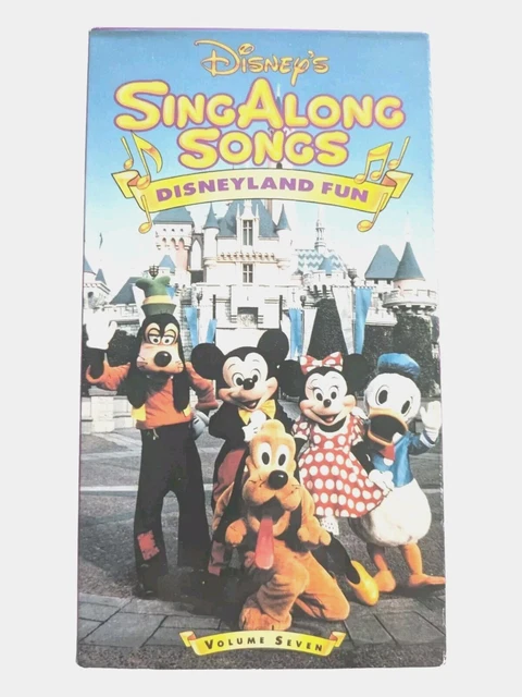 DISNEY'S SING ALONG Songs Volume 7 - Disneyland Fun (VHS, 1993) £17.48 ...
