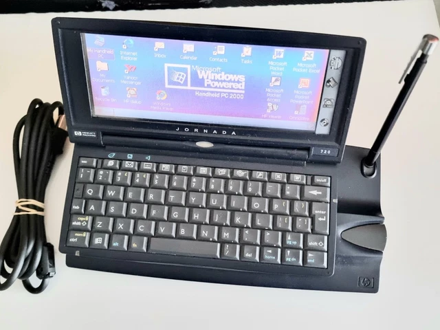 HP JORNADA 720 Palmtop Windows CE 2000 206MHz 32MB Pocket PC Computer ...