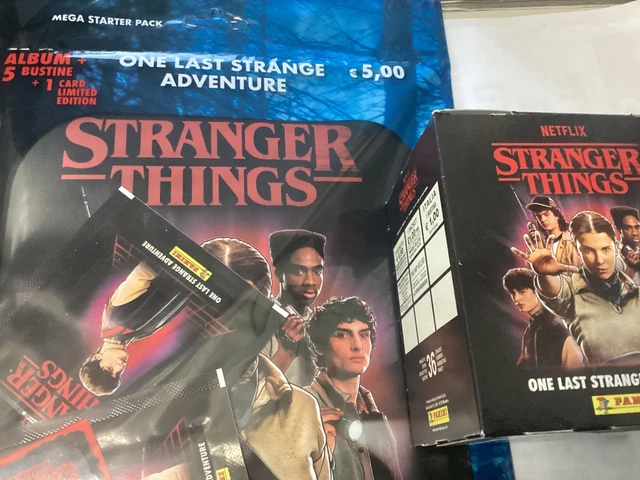 STARTER PACK STRANGER Things 2025/26 Album +44 Packs New Sealed Panini ...