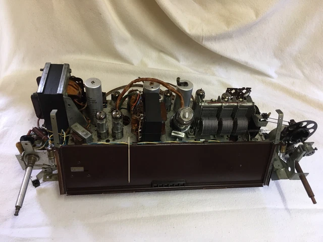 TELEFUNKEN VINTAGE VALVE radiogram chassis 8 valve EM11 magic eye Ham ...
