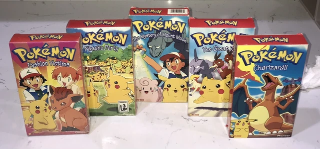 VTG 97/98 POKÉMON VHS set Of 5. 2 Are New & Sealed From Viz Video ...