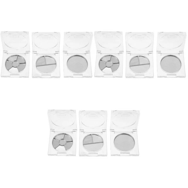 3 SETS BLUSHER and Highlighter Pallet Empty Eyeshadow Containers Makeup ...