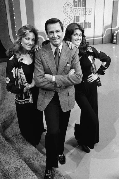 BOB BARKER, JANICE Pennington, Anitra Ford on The Price is Right 1978 ...