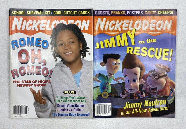 NICKELODEON NICK MAGAZINE September & October 2003 Jimmy Neutron Romeo ...
