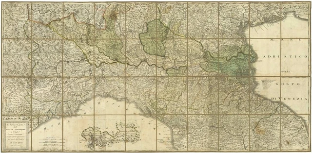 ORIGINAL NAPOLEONIC MAP Italy 1800 Pages £1,026.06 - PicClick UK