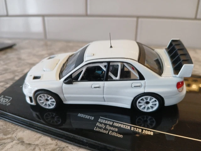 SUBARU IMPREZA WRC S12B Rally Specs Plain white 1/43rd diecast limited ...