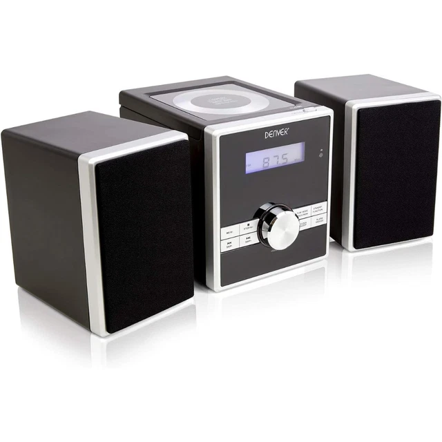 DENVER MINI HIFI System Radio And CD Player Music Centre Stereo System ...