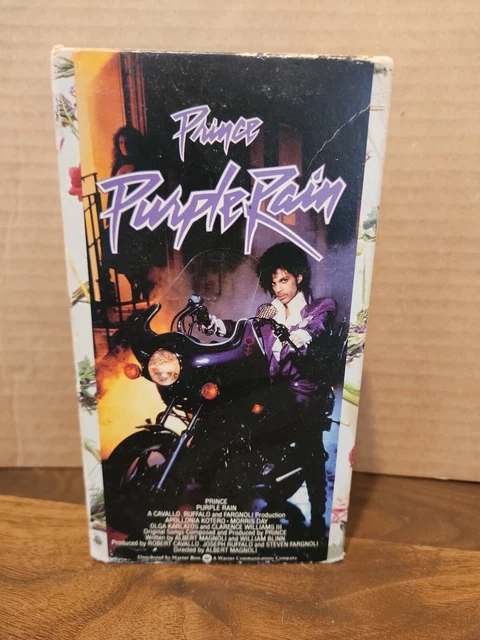 PRINCE PURPLE RAIN VHS Music VCR Video Tape Used Prince 1984 Warner ...
