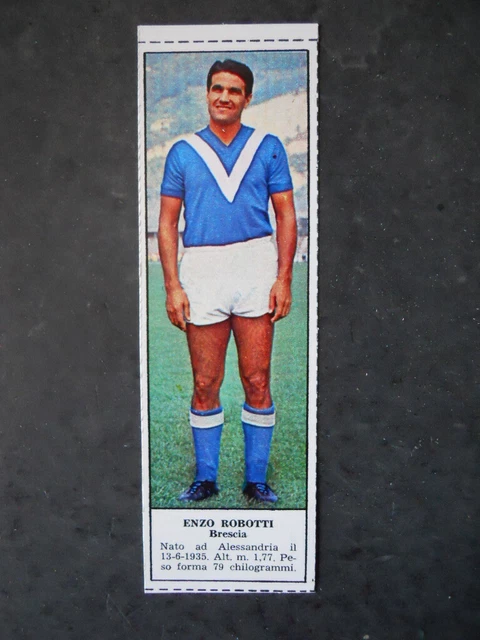 FIGURINA ALBUM TEMPO Calciatori 1966-67 Brescia Enzo Robotti [Af3] EUR ...