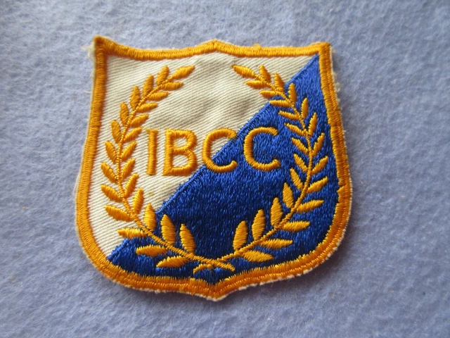 VINTAGE IBCC EMBROIDERED Badge 3" x 2.75" $5.00 - PicClick CA