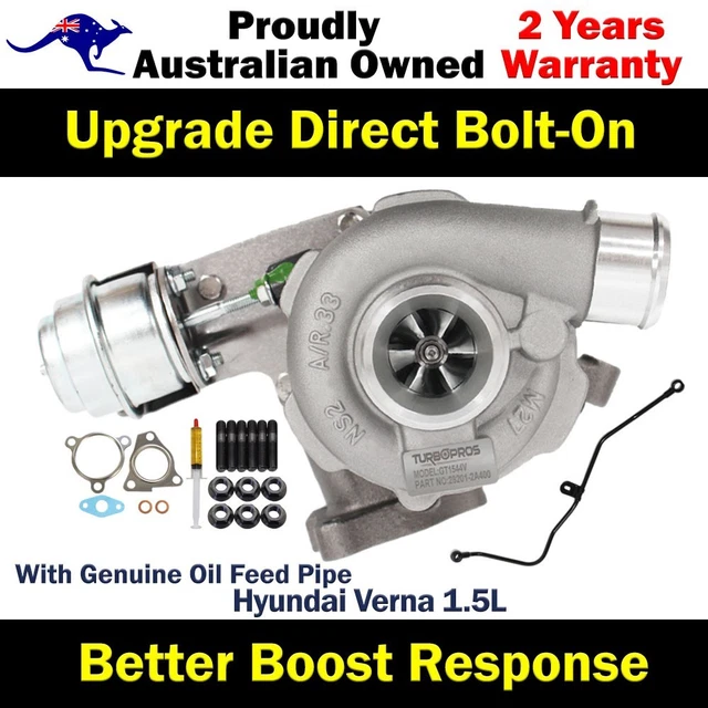 UPGRADE BILLET TURBO+GENUINE Oil Feed Pipe For Hyundai Verna 1.5L $689. ...