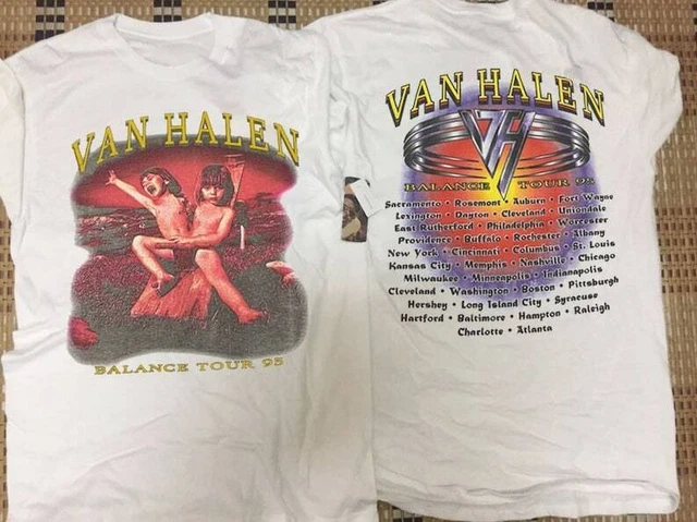 1995 VAN HALEN Balance Tour T-Shirt, 90s Van Halen Band Balance Tour ...