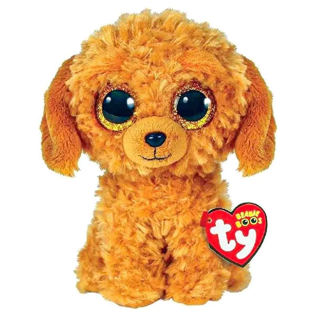 TY BEANIE BABIES Boos Nouilles le Chien Standard 15cm Peluche Jouet ...